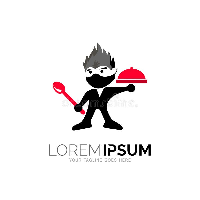 Ninja Chef Logo Stock Illustrations – 54 Ninja Chef Logo Stock ...