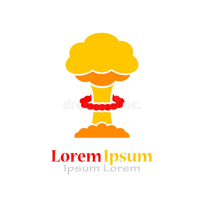 Logo nuclear power station stock vector. Illustration of nuclear - 4971464