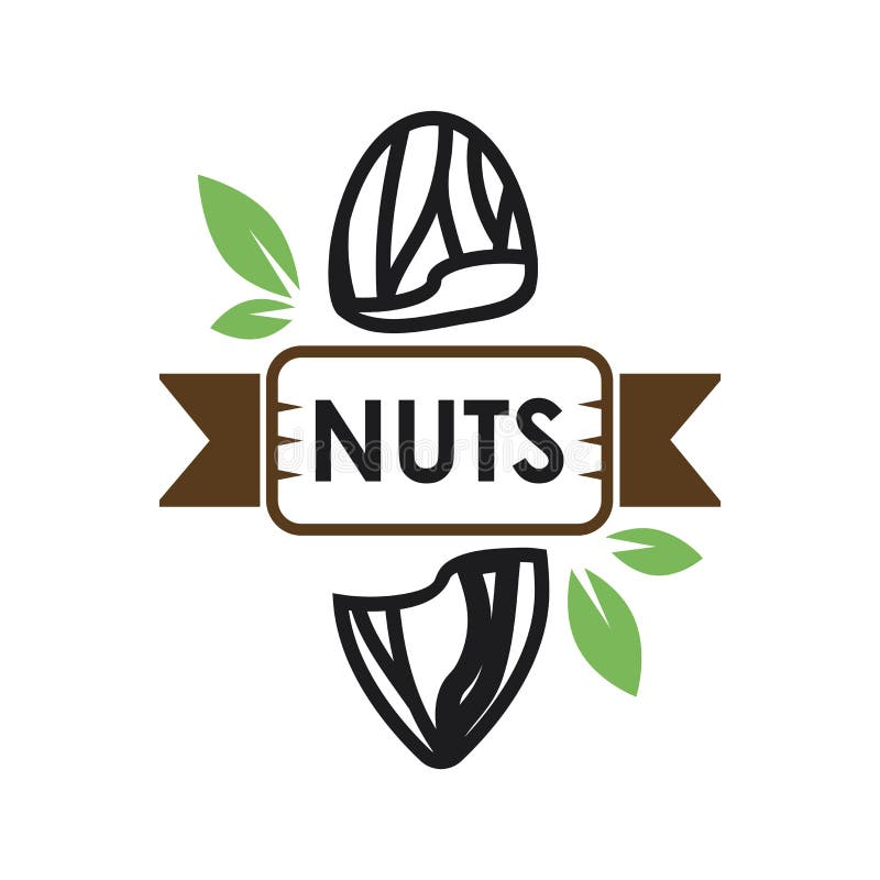 Vector Logo of the Nuts and Dried Fruits Store Stock Vector ...