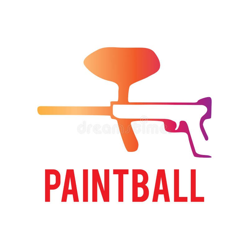 Vector Logo for Paintball and Airsoft Game Stock Illustration ...