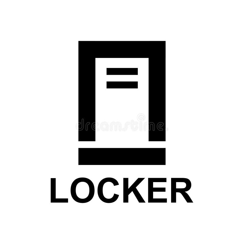 Vector Logo of the Parcel Storage Locker Stock Vector - Illustration of ...