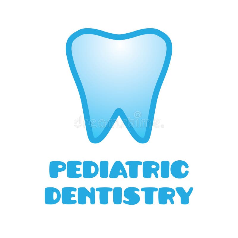 Vector Logo for Pediatric Dentistry, Dentistry for Children Stock ...