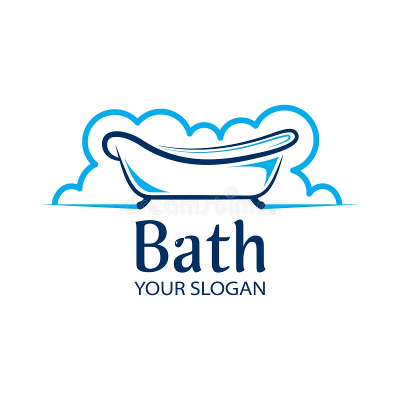 Vector Logo of Plumbing, Baths and Showers Stock Vector - Illustration ...