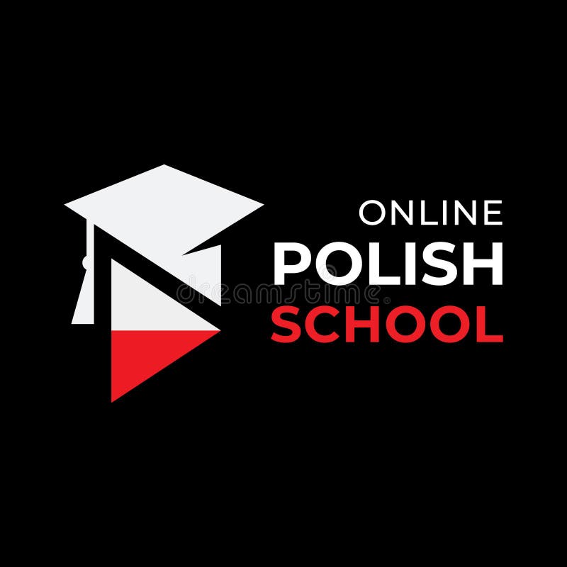 Vector Logo of the Polish Language School Stock Vector - Illustration ...
