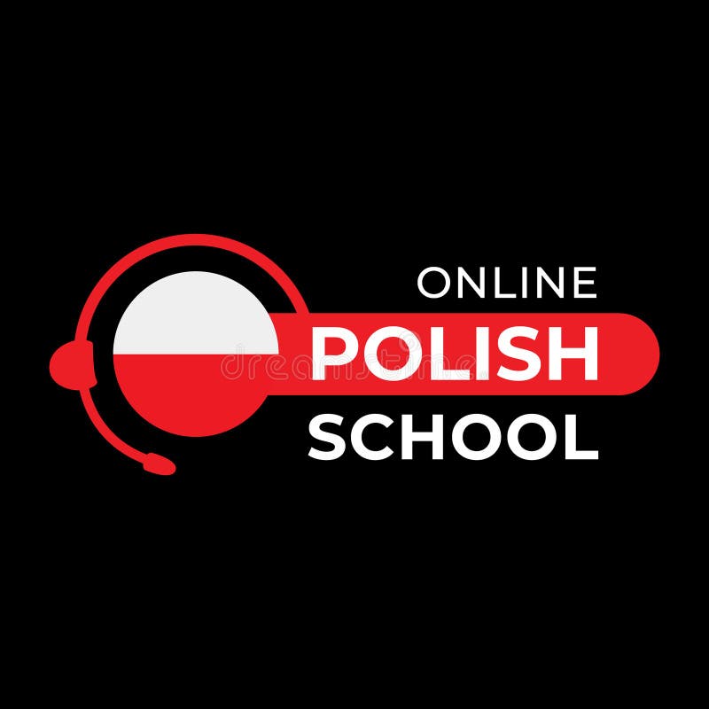 Vector Logo of the Polish Language School Stock Vector - Illustration ...