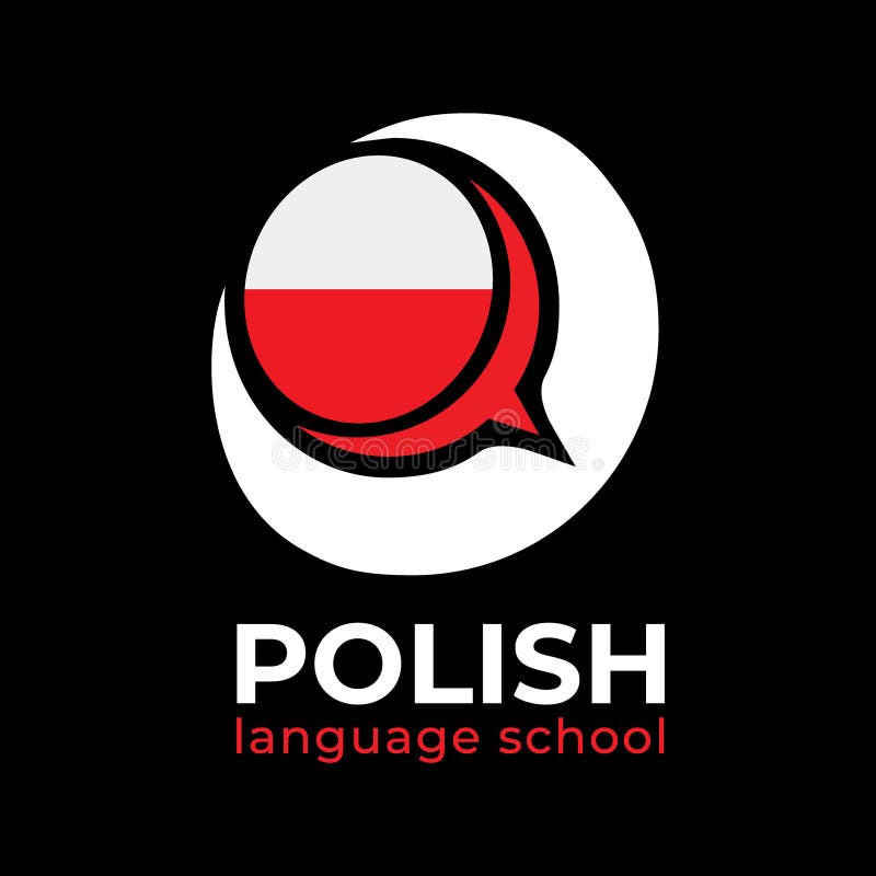 Vector Logo of the Polish Language School Stock Vector - Illustration ...