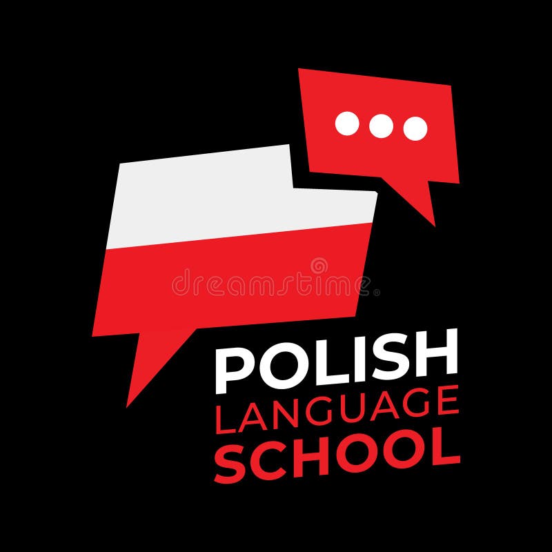 Vector Logo of the Polish Language School Stock Vector - Illustration ...