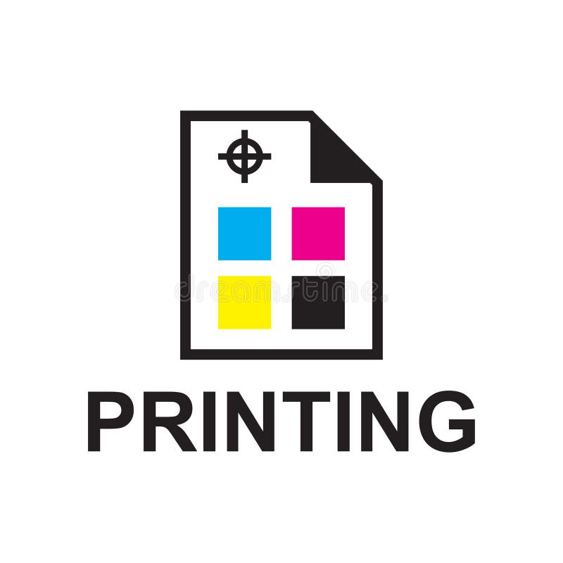 Vector Logo of the Printing House, Photocopies Stock Vector ...