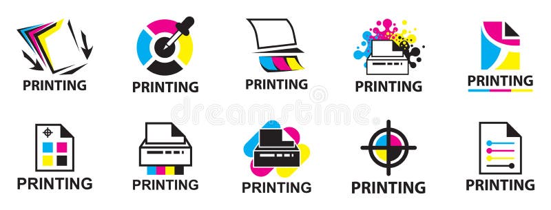 Vector Logo of the Printing House, Photocopies Stock Vector ...
