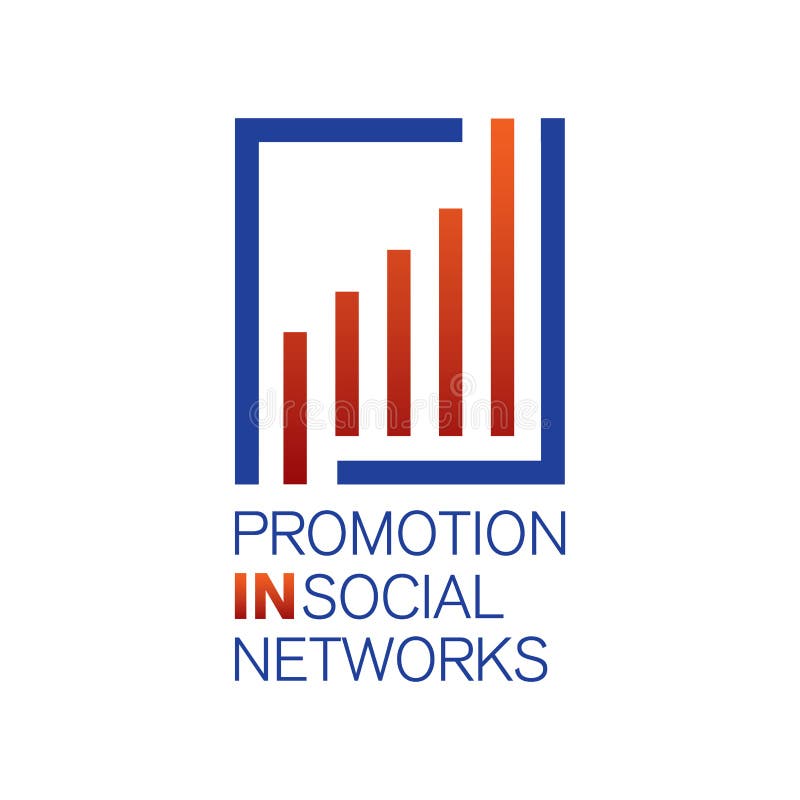 Vector Logo of Promotion in Social Networks, Advertising Stock ...