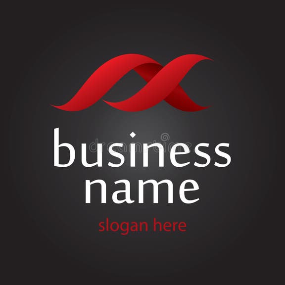 Ribbon logo stock vector. Illustration of design, store - 30063735