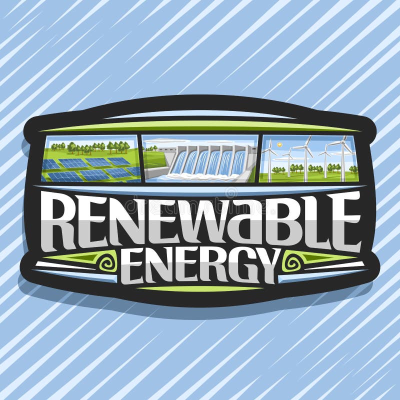 Vector Logo for Renewable Energy Stock Vector - Illustration of ...