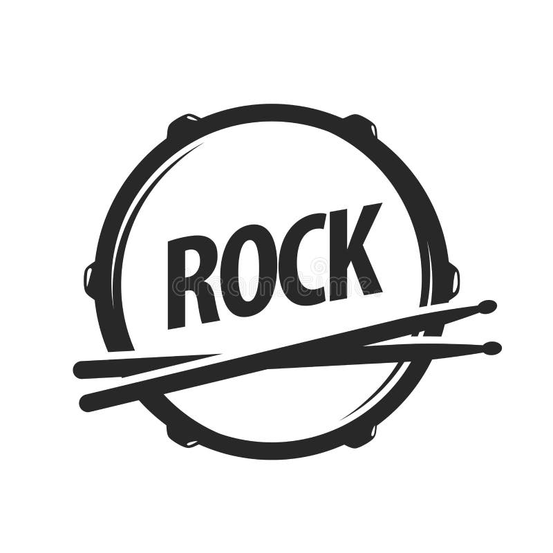 Vector logo of rock school stock vector. Illustration of logo - 115459173