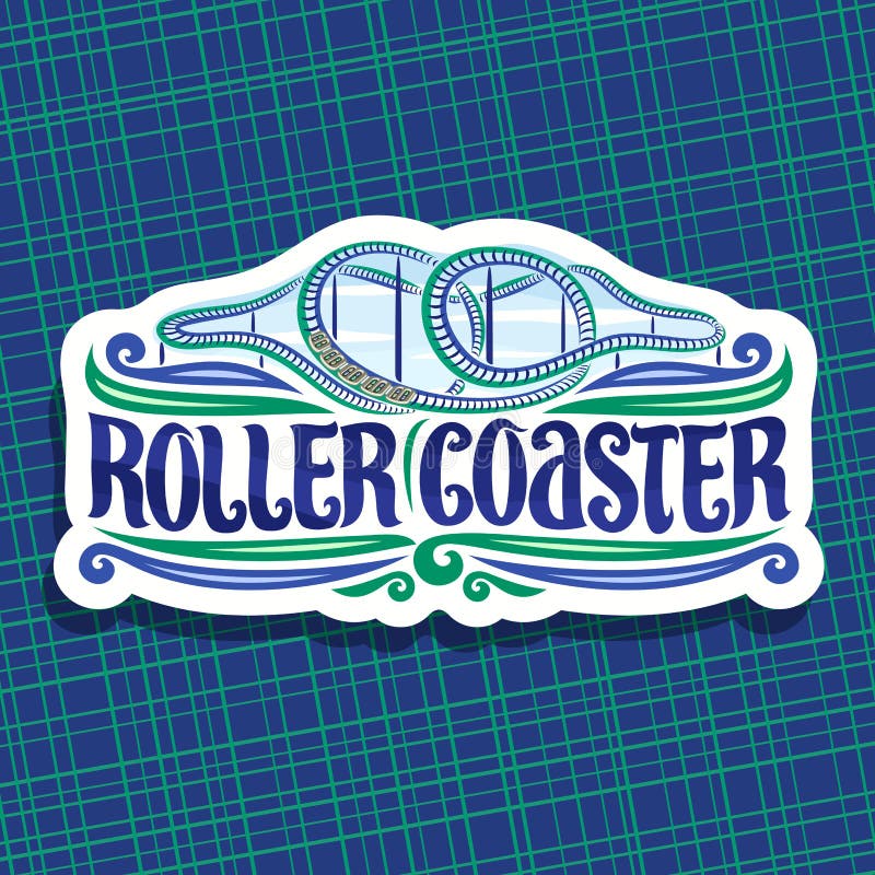 Rollercoaster Logo Stock Illustrations – 284 Rollercoaster Logo Stock ...
