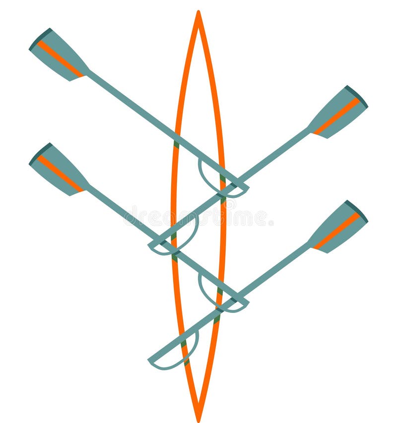 Vector Logo for Rowing Clubgreen and Orange Stock Illustration ...