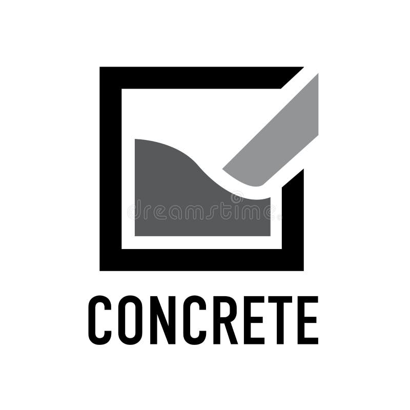 Vector Logo for the Sale of Concrete and Cement Stock Vector ...