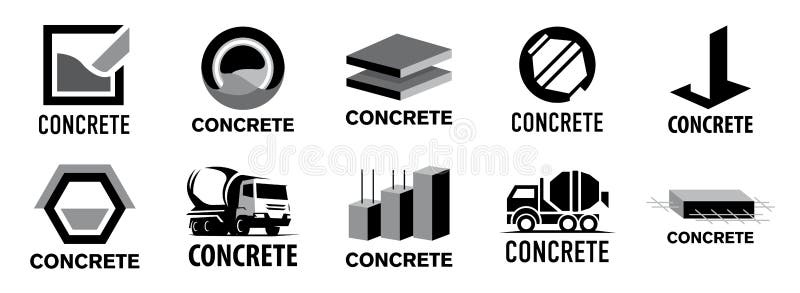Concrete Pouring Logo Stock Illustrations – 45 Concrete Pouring Logo ...