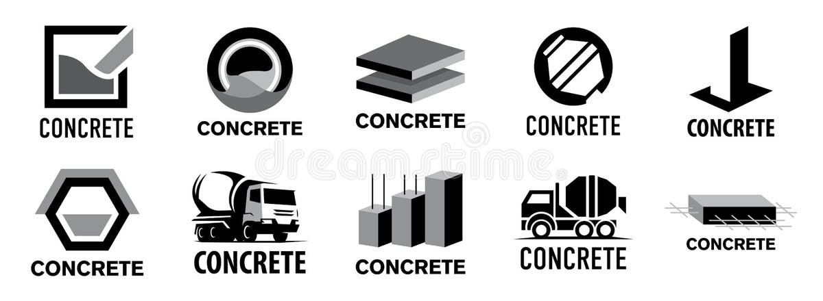 Concrete Pouring Logo Stock Illustrations – 45 Concrete Pouring Logo ...