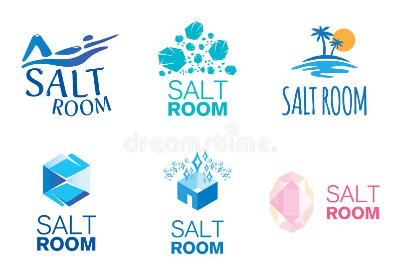 Vector Logo of the Salt Room, Recreation Room Stock Illustration ...