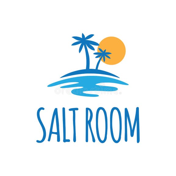 Vector Logo of the Salt Room, Recreation Room Stock Illustration ...