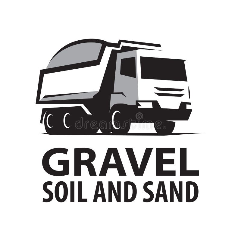 Vector Logo of Sand, Gravel and Soil Extraction Stock Vector ...