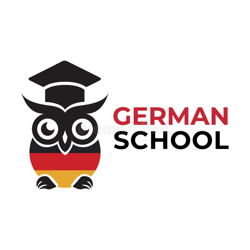 Vector Logo of the German Language School Stock Vector - Illustration ...
