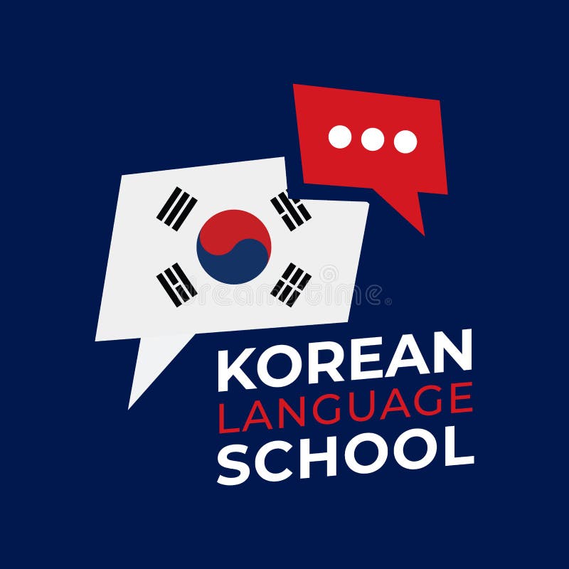 Vector Logo of the Korean Language School Stock Vector - Illustration ...