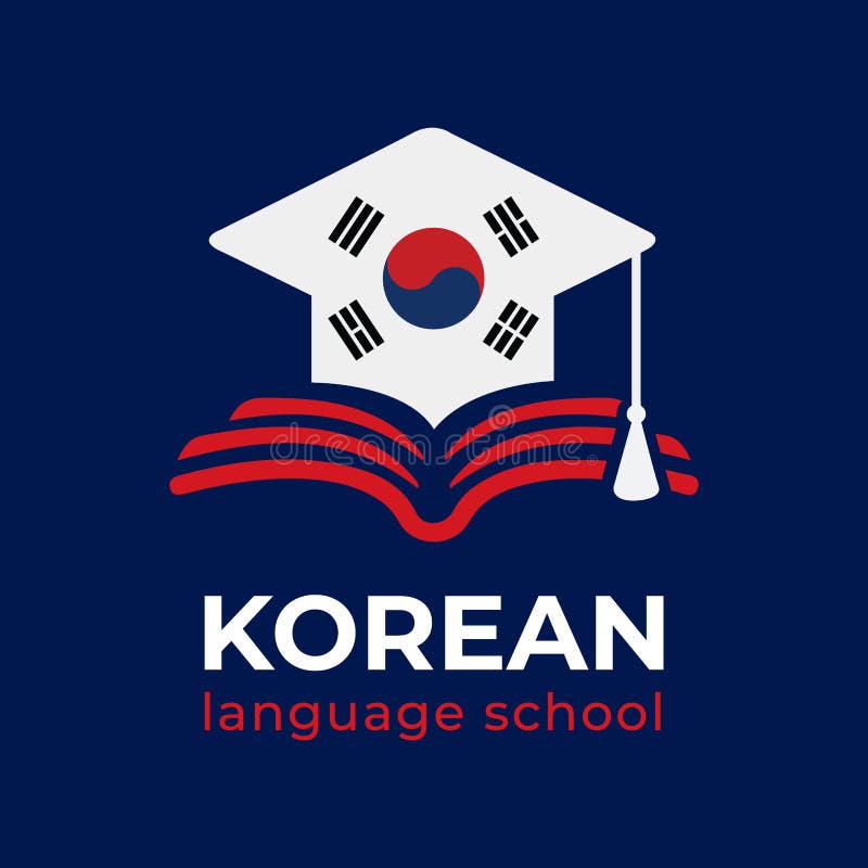 Vector Logo of the Korean Language School Stock Illustration ...