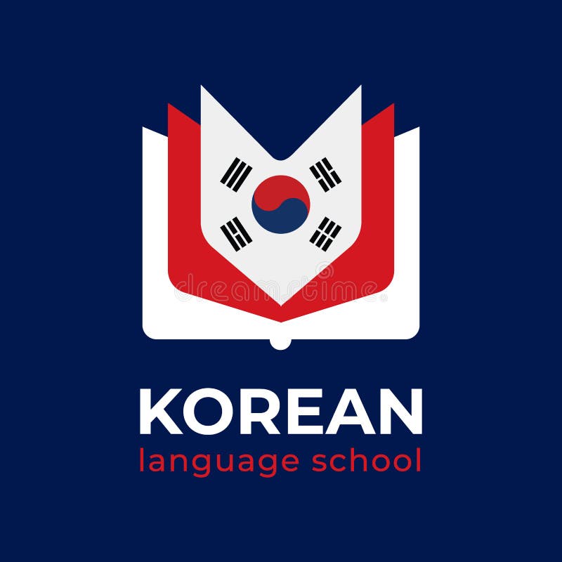 Vector Logo of the Korean Language School Stock Vector - Illustration ...