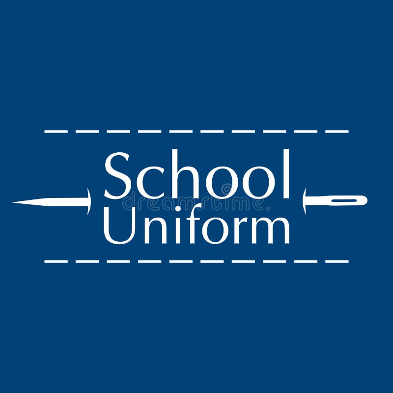 Vector Logo for School Store Clothes and Uniforms Stock Illustration ...