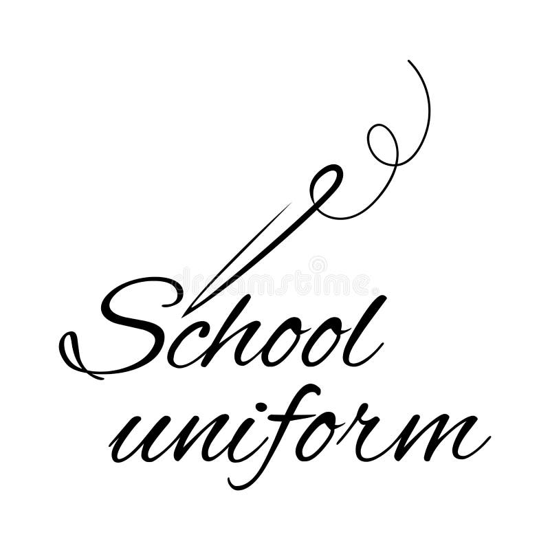 Vector Logo for School Store Clothes and Uniforms Stock Illustration ...