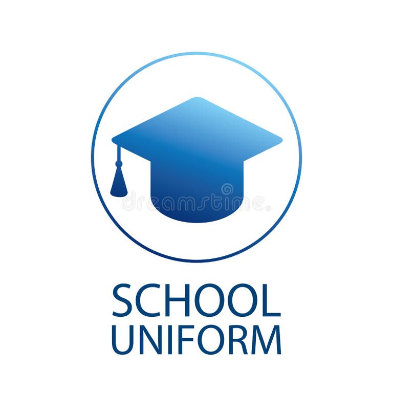 Vector Logo for School Store Clothes and Uniforms Stock Illustration ...