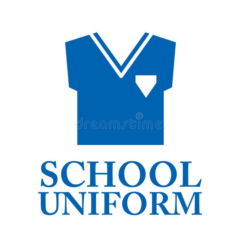 Vector Logo for School Store Clothes and Uniforms Stock Illustration ...
