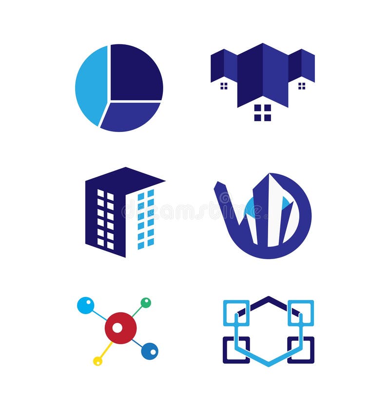 Vector logo set stock vector. Illustration of emblem - 73183332