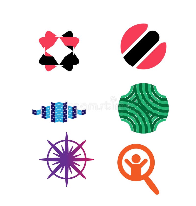 Vector logo set stock vector. Illustration of collection - 73183602