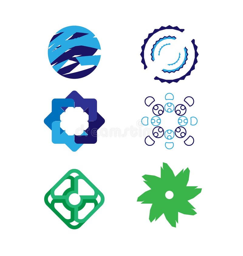 Vector logo set stock vector. Illustration of emblem - 73232781