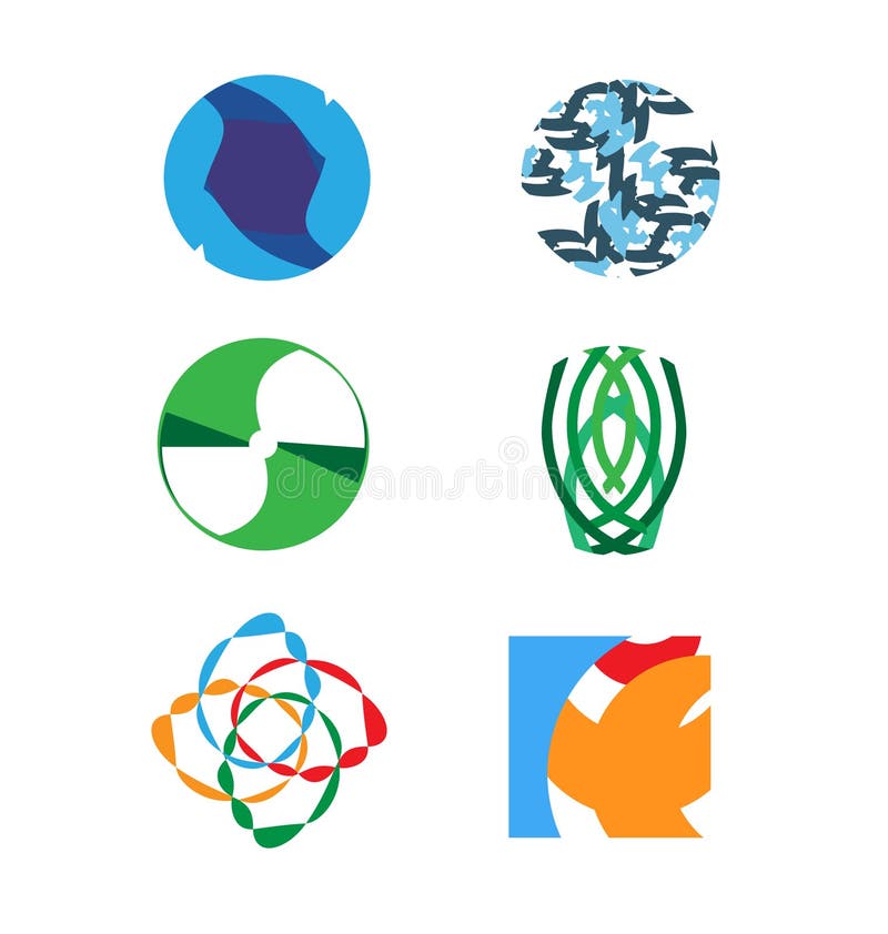 Vector logo set stock vector. Illustration of template - 73232933