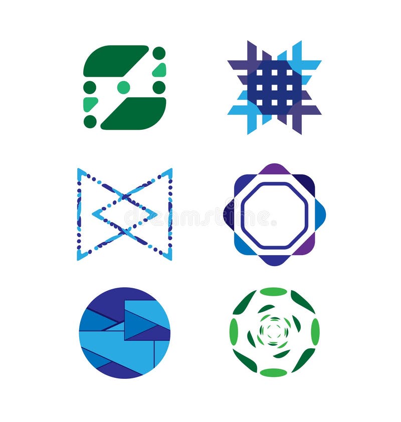 Vector logo set stock vector. Illustration of collection - 73232238