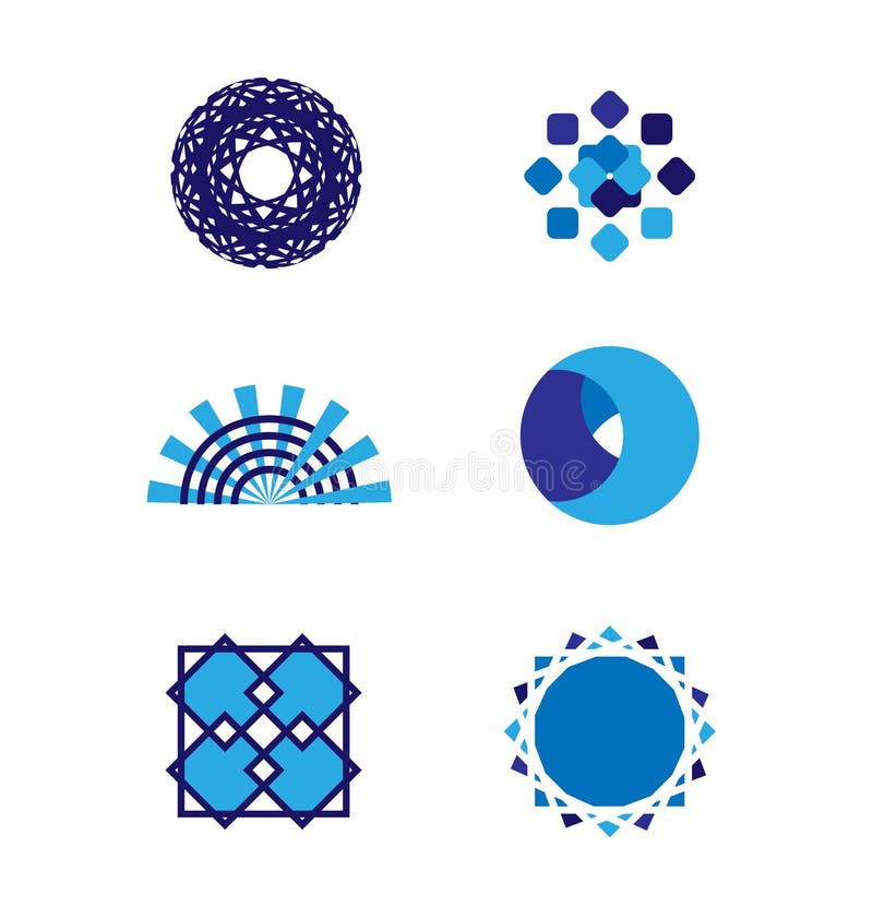 Vector logo set stock vector. Illustration of collection - 73233102