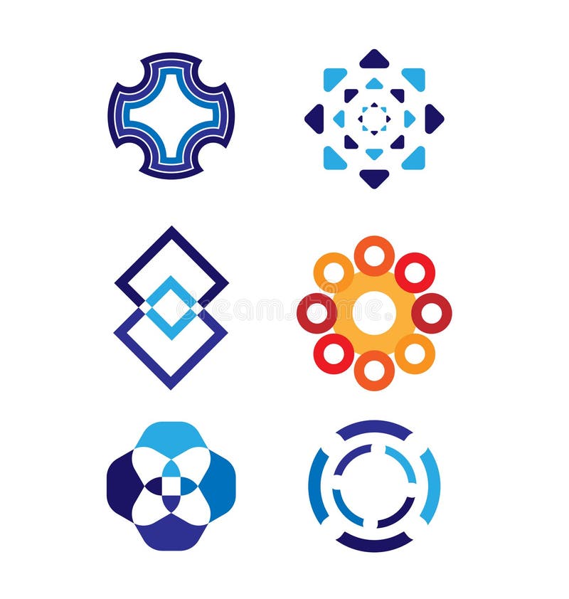 Vector logo set stock vector. Illustration of group, style - 73233604