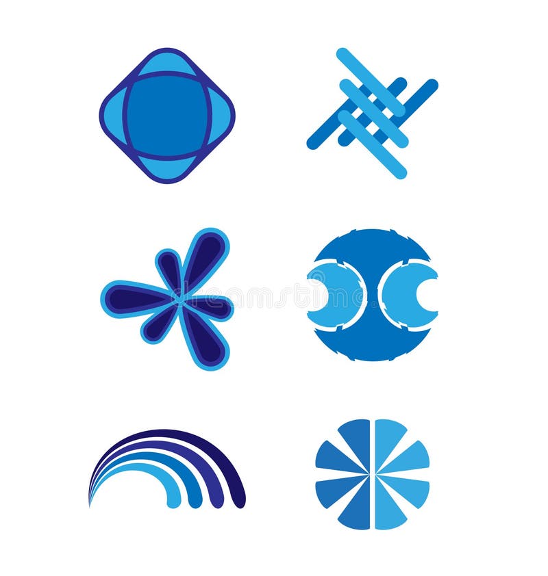 Vector logo set stock vector. Illustration of business - 73234058