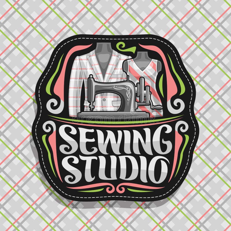 Vector Logo for Sewing Studio Stock Vector - Illustration of blazer ...