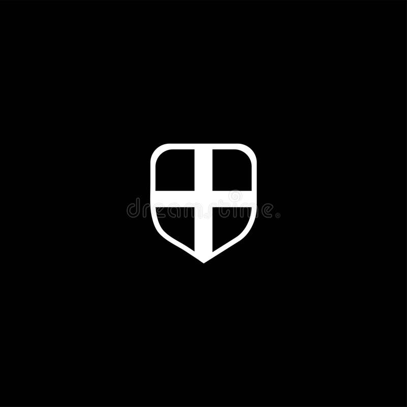 Shield Vector Logo Template Design Stock Vector - Illustration of ...