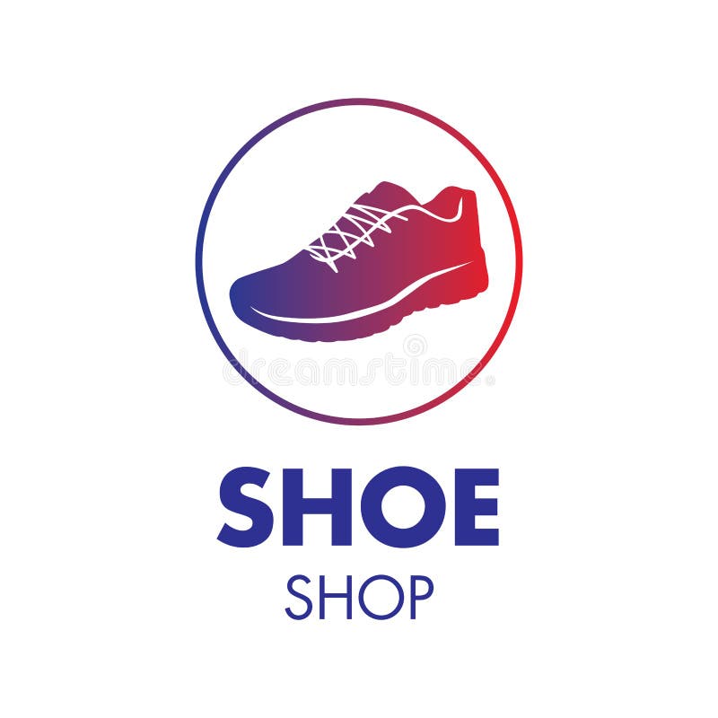 Vector Logo for Shoes and Sneakers Store Stock Illustration ...