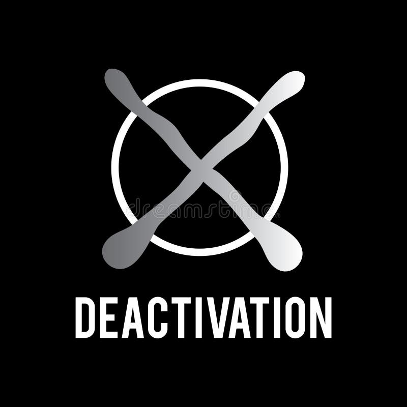 Vector Logo, Sign of Deactivation and Inactivity of the Account Stock ...