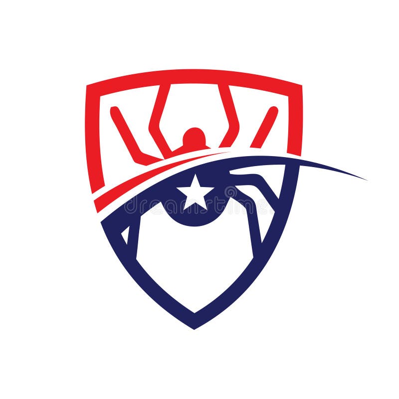 Spider Bug Pest Control Sign Logo Stock Vector - Illustration of ...