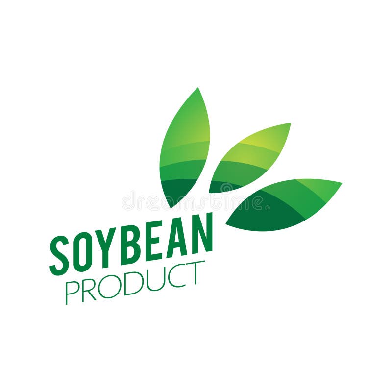 Vector Logo of Soybean and Agricultural Products Stock Illustration ...