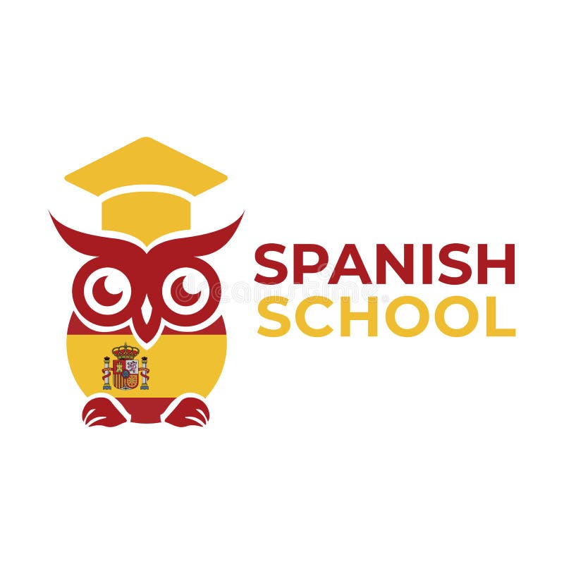 Vector Logo of the Spanish Language School Stock Vector - Illustration ...