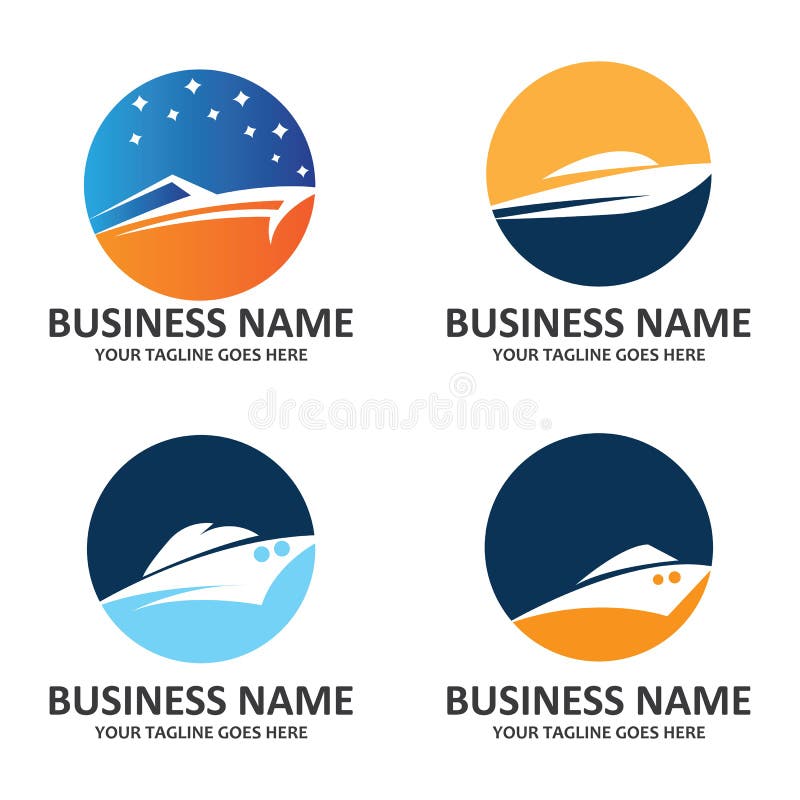Speed Boat Logo Design Idea Stock Illustrations – 500 Speed Boat Logo ...