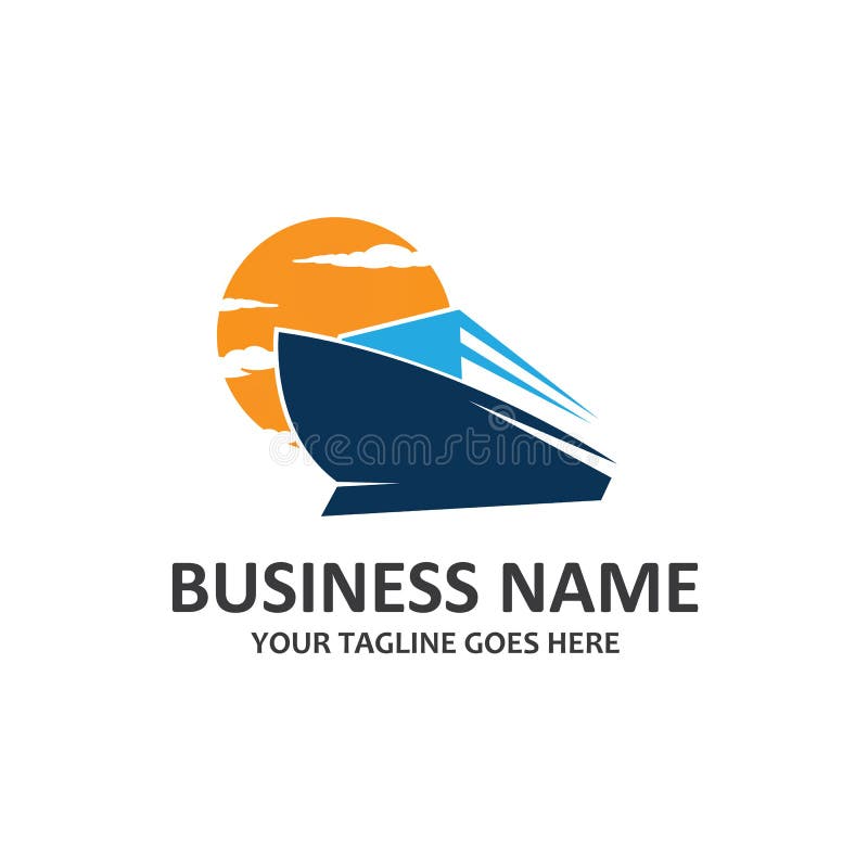 Speed Boat Logo Design Idea Stock Illustrations – 500 Speed Boat Logo ...